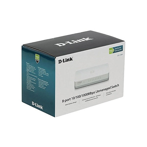 D-Link DES-1008C 8-Port Unmanaged Switch | Silicon | Nairobi, Kenya
