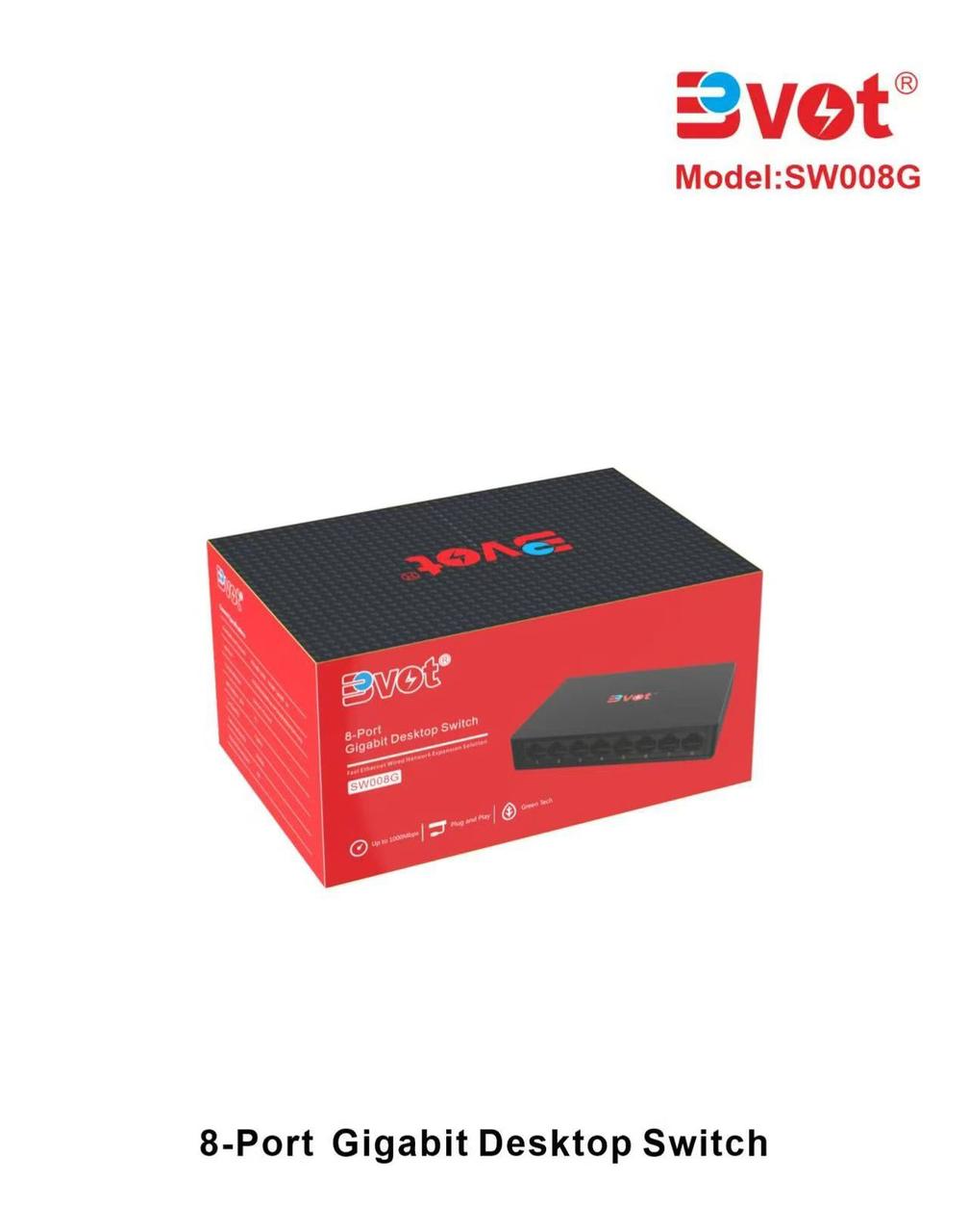 Bvot 8 Port Gigabit Desktop Switch