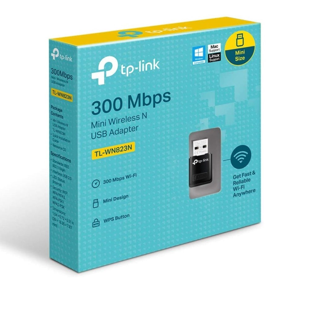 TP-Link 300Mbps Wireless USB Adapter TL-WN823N
